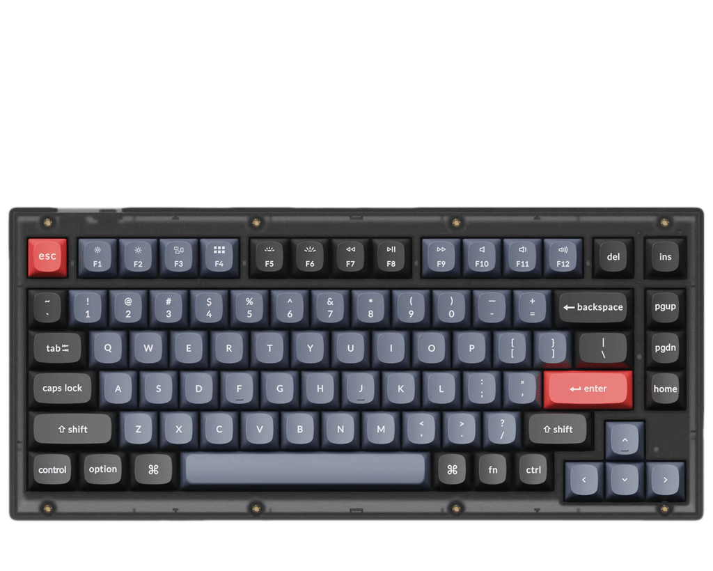Keychron V1 RGB Hotswap (Frost Black) - Polygon PC